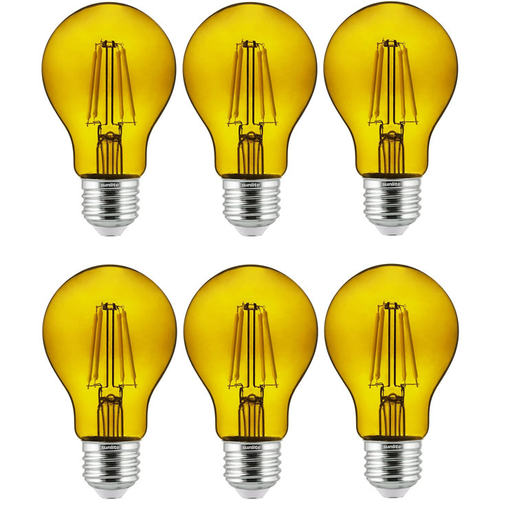 Sunlite 60 Watt Equivalent A19 E26/Medium (Standard) Dimmable LED Bulb ...